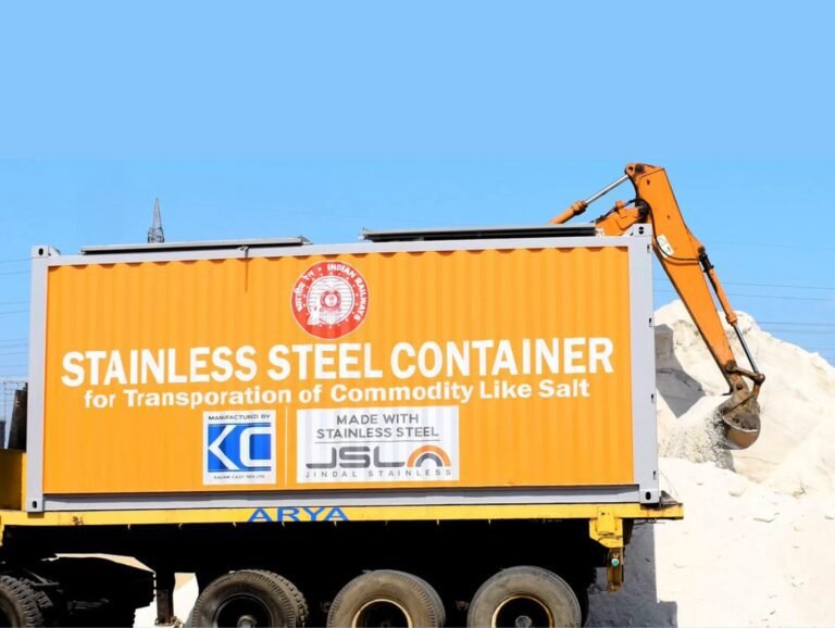 First stainless steel containers trialed for rail salt cargo